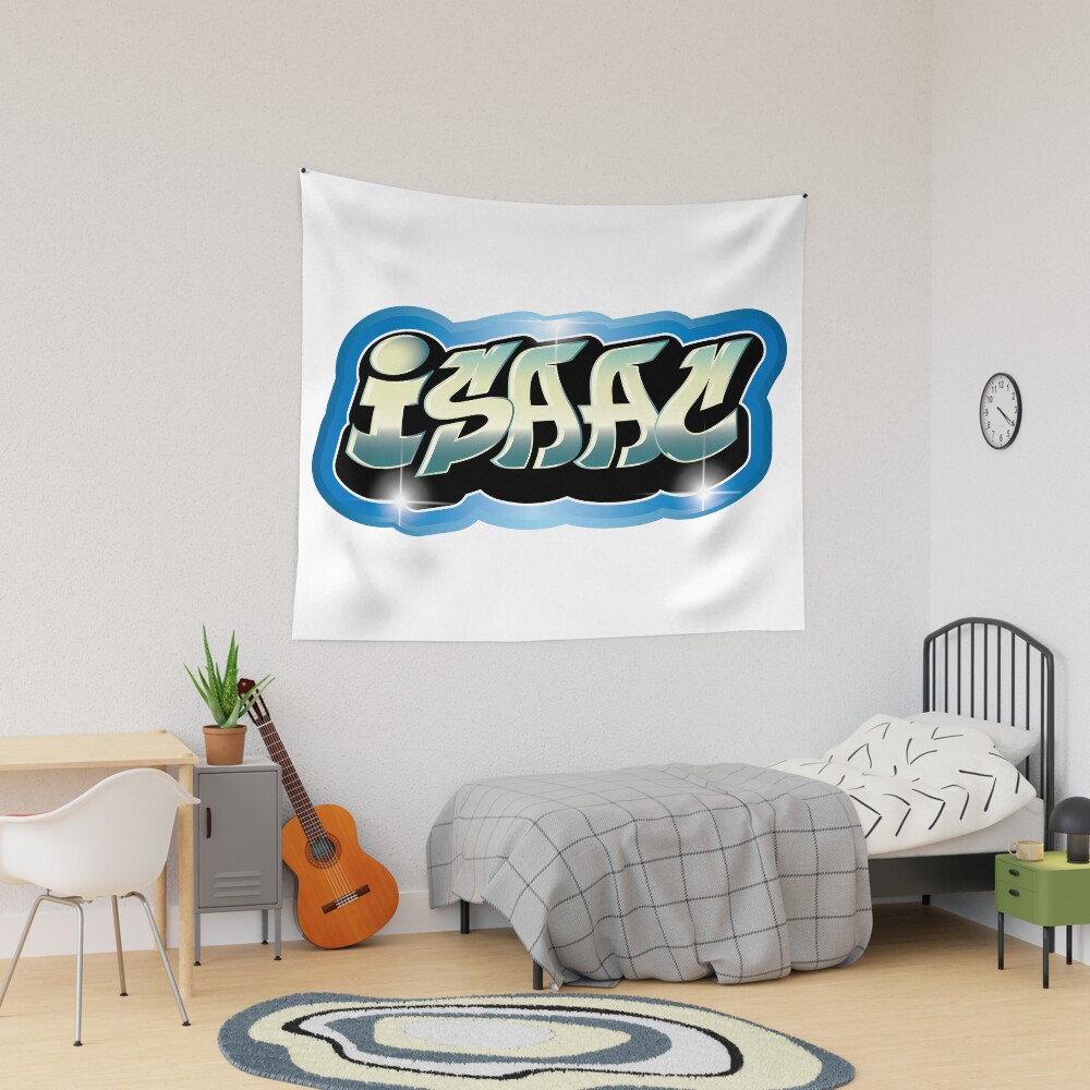 "Isaac name graffiti style" Poster for Sale by 0ut0fSpace | Redbubble