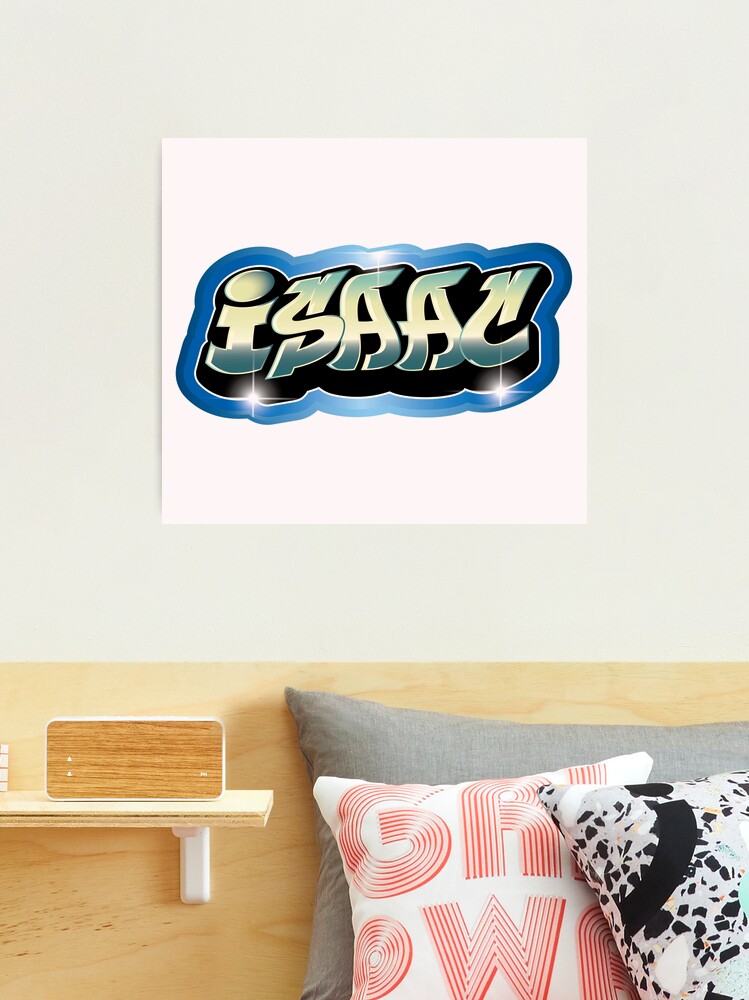 Isaac Graffiti Font Style Name Hiphop Design Template