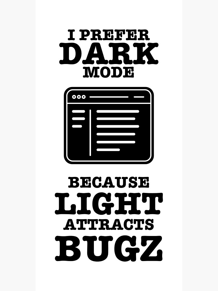 "Dark Mode Meme" Sticker for Sale by maxyegorov | Redbubble