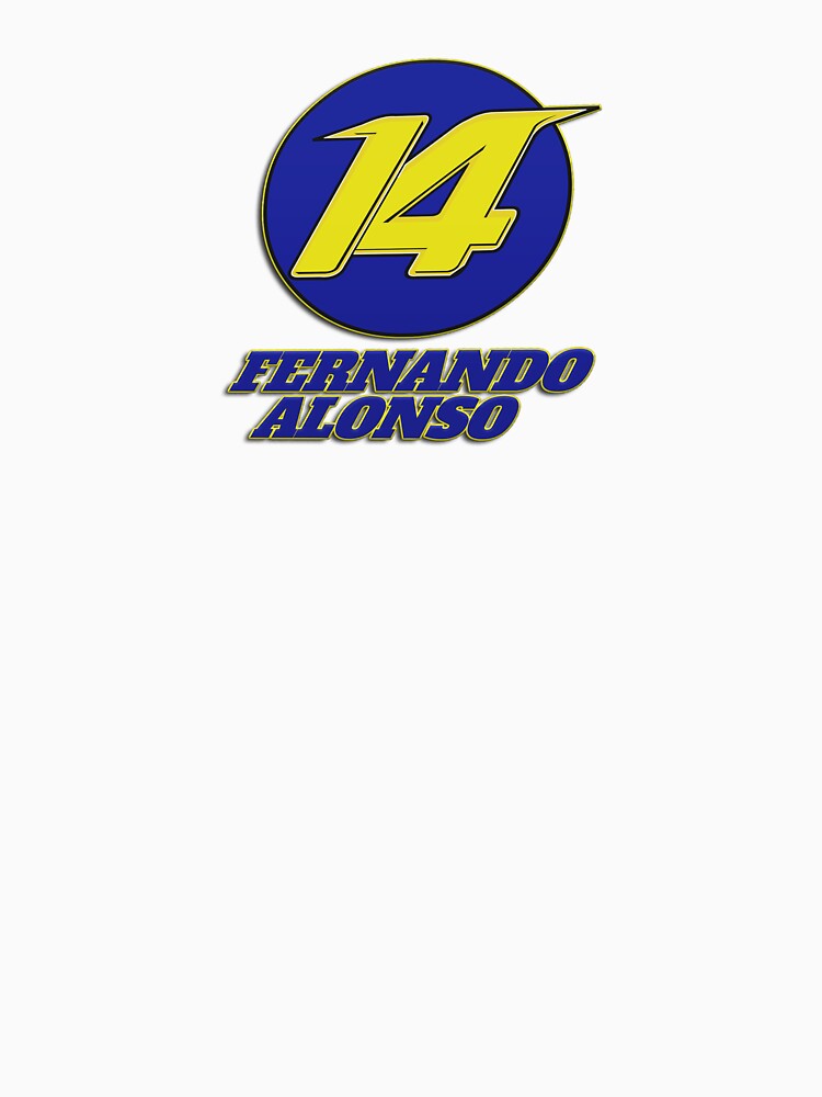 "Fernando Alonso #14 (Formula One Race Number)" T-shirt by FormulaFans ...