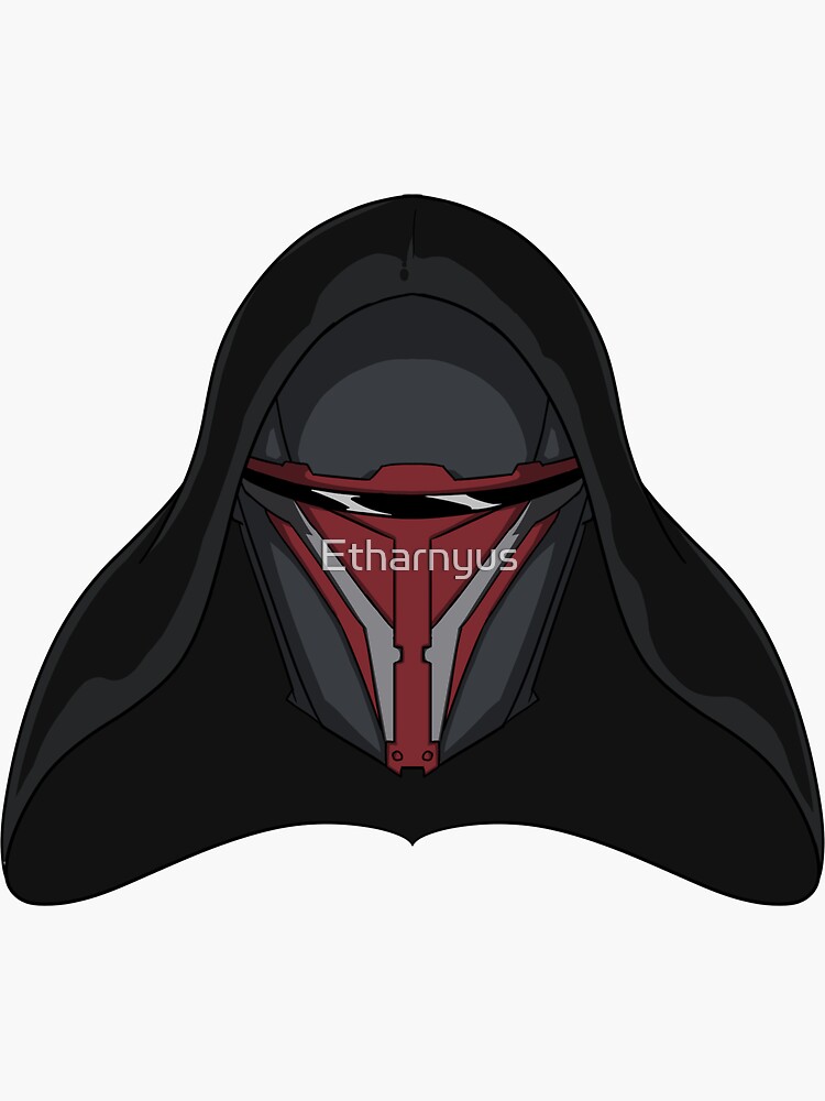 "Revan Mask: KOTOR" Sticker for Sale by Etharnyus | Redbubble