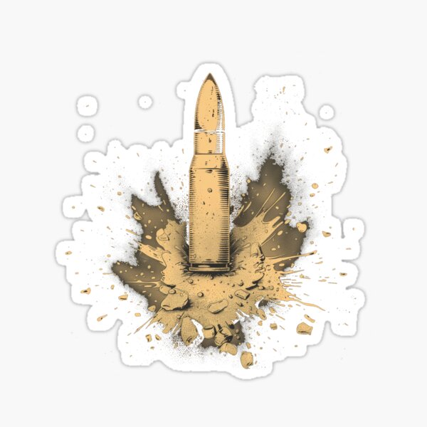 "bullet" Sticker for Sale by InfinityCircle | Redbubble