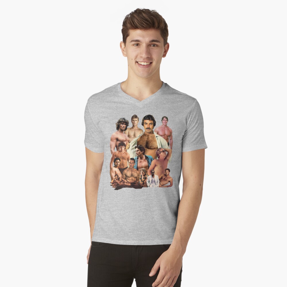 "Hunks of the 80s" Sticker for Sale by ourkid | Redbubble