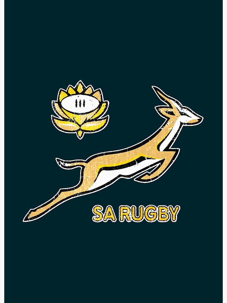 "Sa rugby vintage springbok logo" Art Board Print for Sale by ...