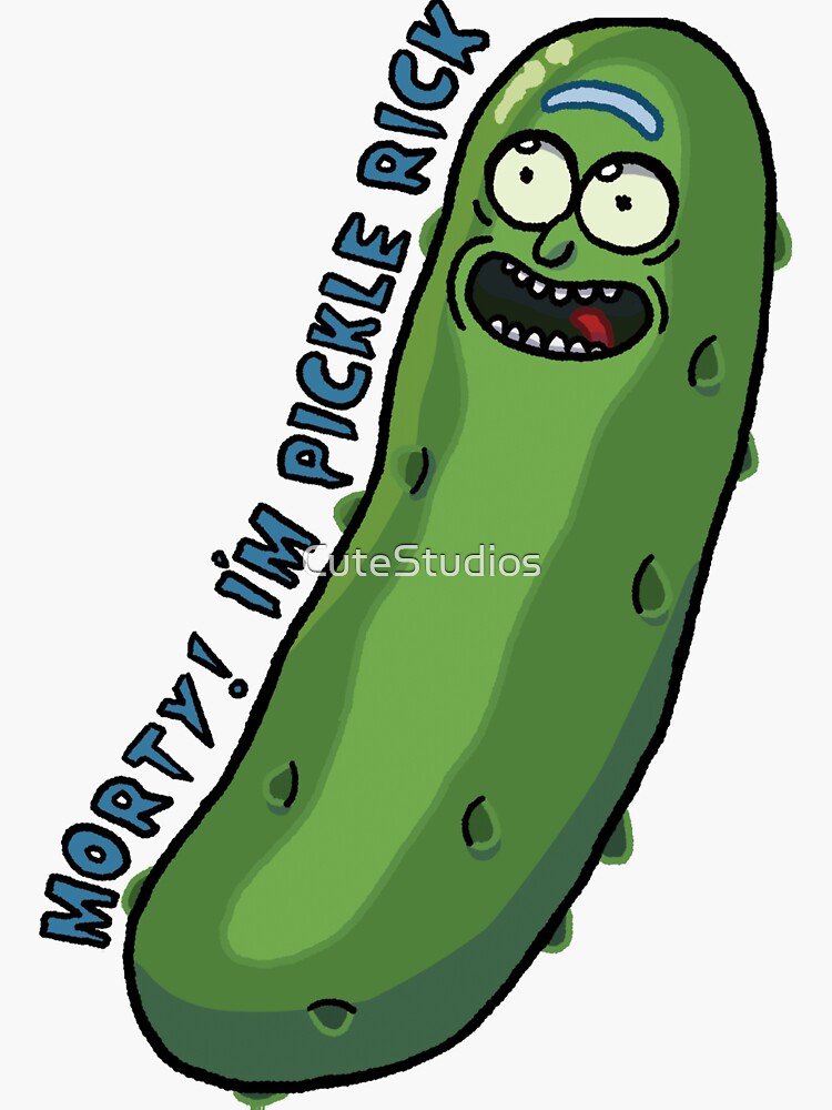 "Pickle" Sticker for Sale by CuteStudios | Redbubble