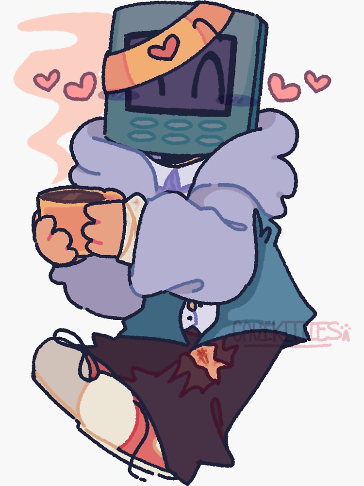 "Dialtown Randy" Sticker for Sale by Cavikittiez | Redbubble