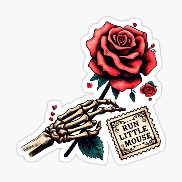 "Zade Meadows Run Little Mouse" Sticker for Sale by devonclemon | Redbubble