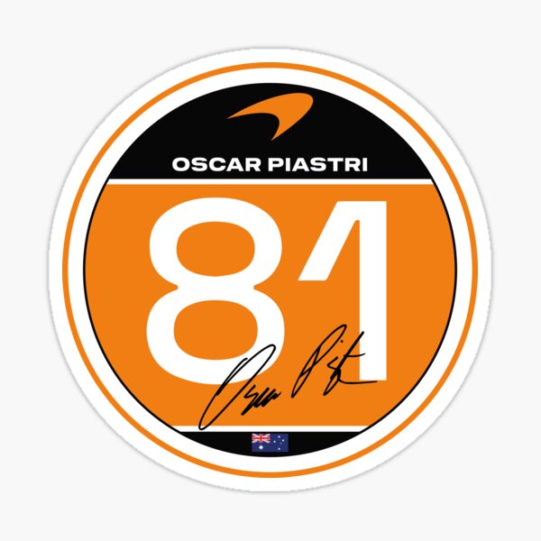 "Oscar Piastri 2024" Sticker for Sale by Adolfo Valle | Redbubble