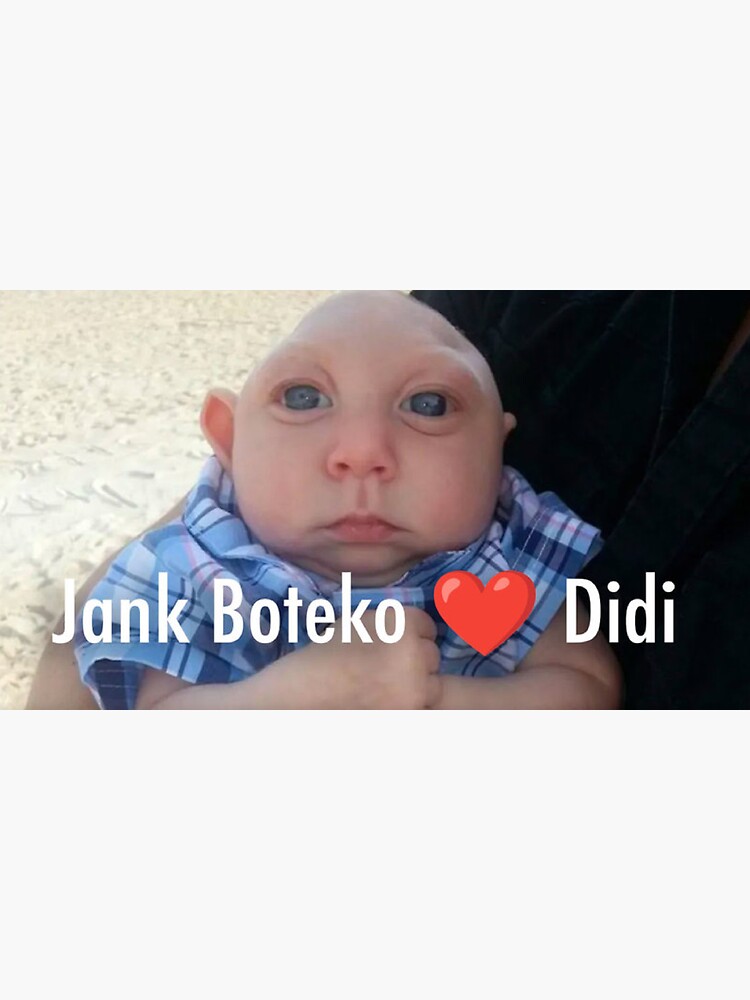 "Jank Boteko" Sticker for Sale by jshultzca | Redbubble