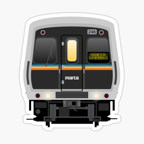 "MARTA Rail Hitachi CQ311 Train" Sticker for Sale by LeonTransit ...