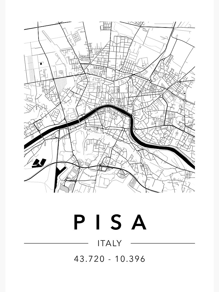 Map Of Pisa Italy