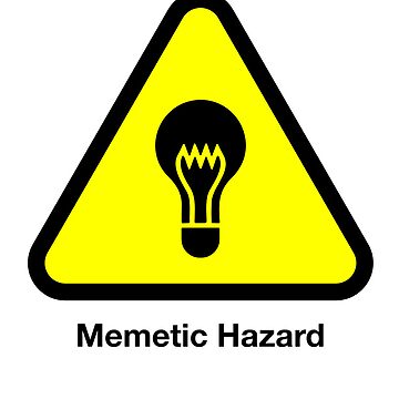 "SCP Memetic Hazard" Sticker for Sale by ghostseven | Redbubble