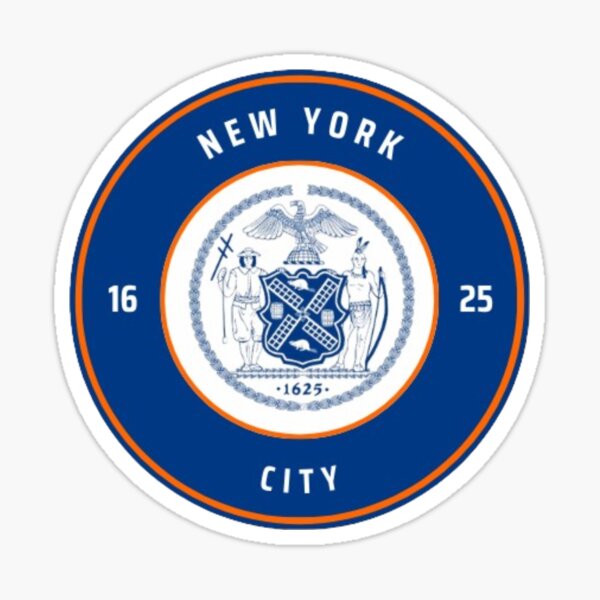"New York City logo" Sticker by TiToM25 | Redbubble