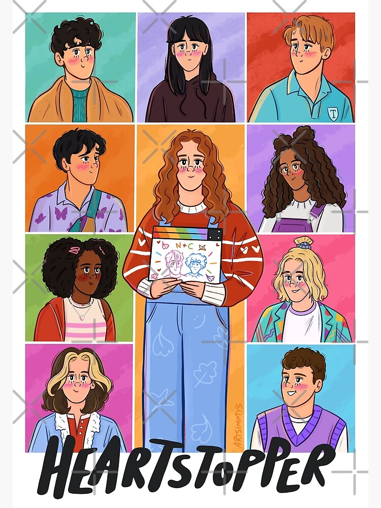 "Heartstopper" Poster for Sale by artsimmys | Redbubble
