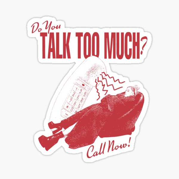"Renee Rapp Do You Talk Too Much Retro" Sticker for Sale by ...