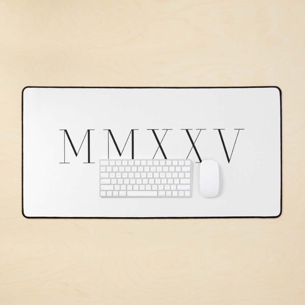 "Roman numeral year of birth Made in 2025" Sticker by ElvisU | Redbubble