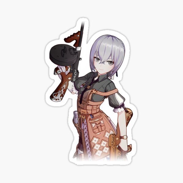 "Honkai Impact 3rd Bronya Zaychik Old Times Haxxor Bunny" Sticker for ...