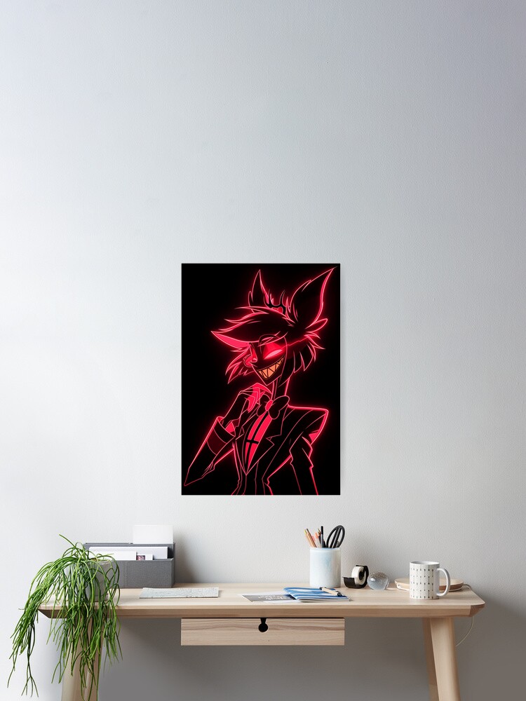 "Neon Alastor" Poster for Sale by SchellStation | Redbubble