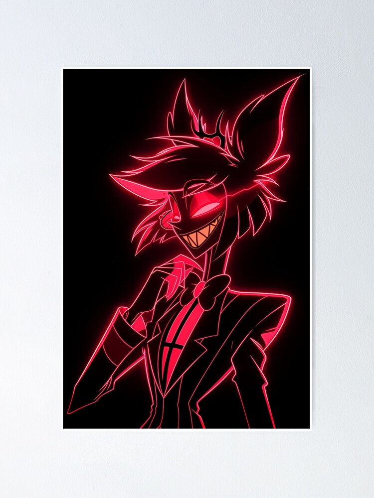 "Neon Alastor" Poster for Sale by SchellStation | Redbubble