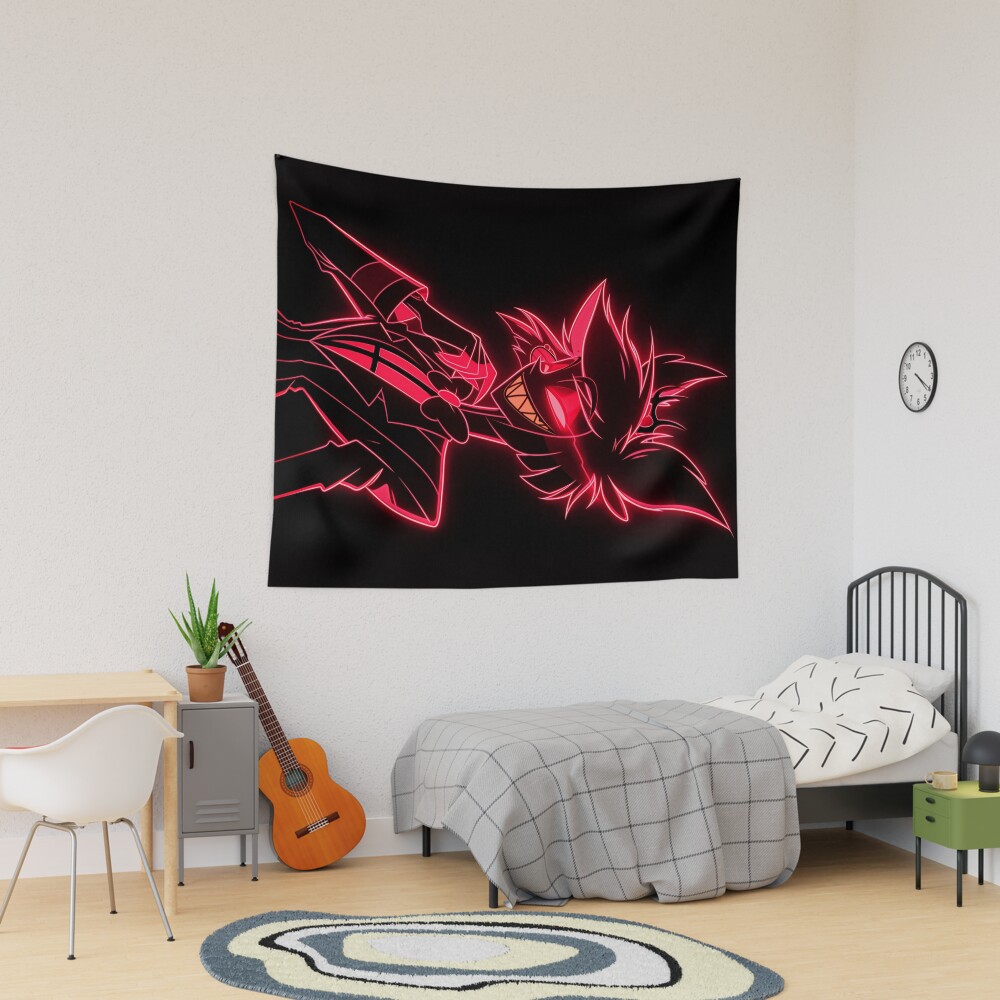 "Neon Alastor" Poster for Sale by SchellStation | Redbubble