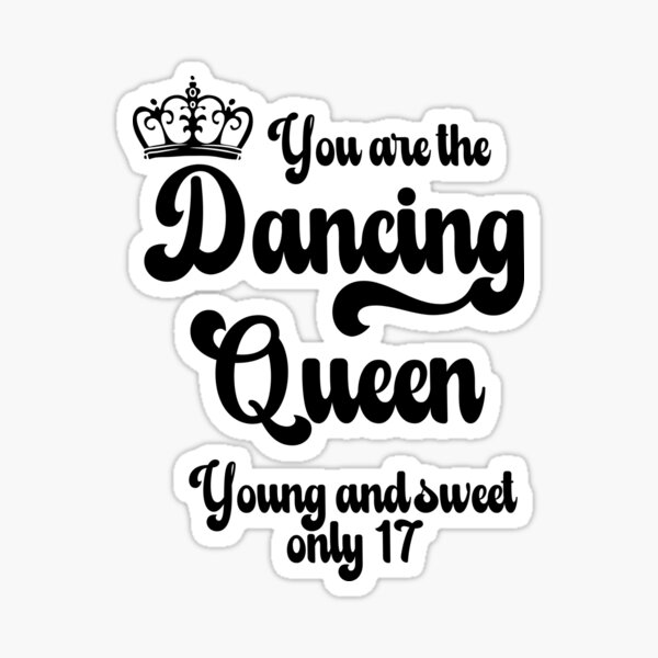 "Dancing Queen" Sticker for Sale by Leonor Grethel Sierra Salas | Redbubble