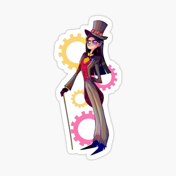 "Hazbin Hotel Sir Pentious" Sticker for Sale by sashakolesnik | Redbubble
