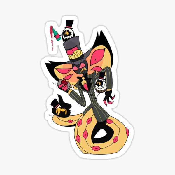 "Hazbin Hotel Sir Pentious" Sticker for Sale by sashakolesnik | Redbubble