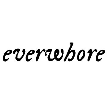 "Evermore, Everwhore, Taylor Iconic Font" Sticker for Sale by ...