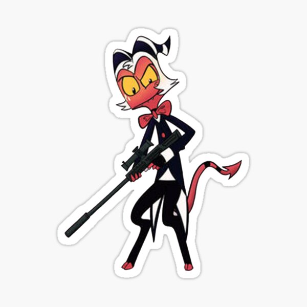 "Moxxie - Helluva Boss" Sticker for Sale by florenceboo | Redbubble