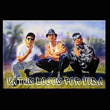 "Vatos Locos Por Vida" Sticker for Sale by SMRDesigns1 | Redbubble