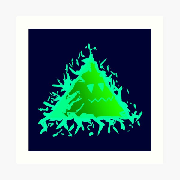 "Triangle splatter" Art Print for Sale by LazyDreams | Redbubble