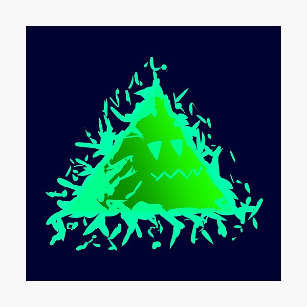 "Triangle splatter" Photographic Print by LazyDreams | Redbubble