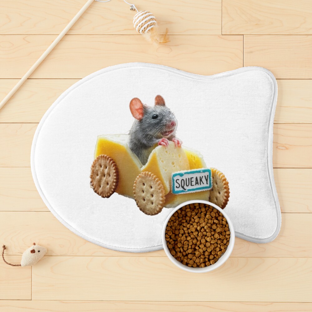 "Mouse Driving Cheese Car Meme" Sticker for Sale by IcePools | Redbubble
