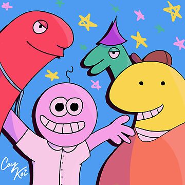 "Smiling Friends Crew" Sticker for Sale by c0yk0i | Redbubble