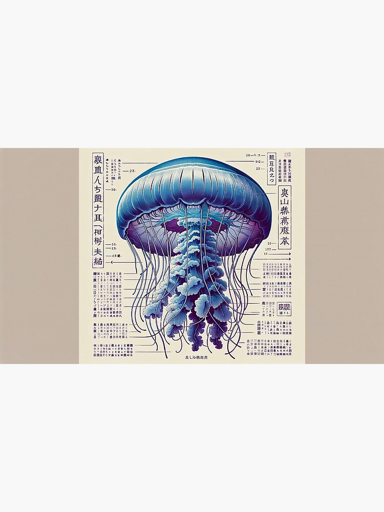 Moon Jellyfish Diagram