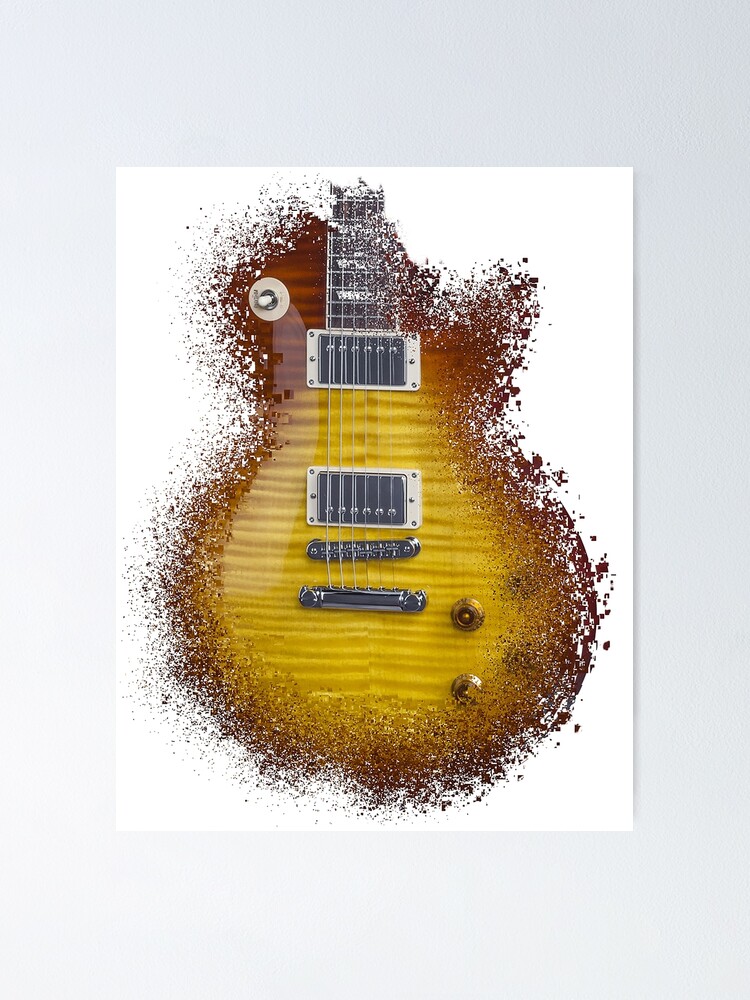 "Gibson Guitar " Poster by ebnzr | Redbubble