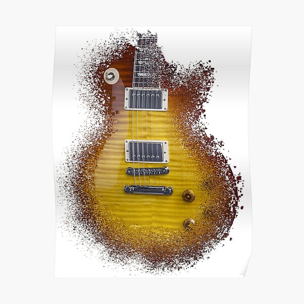 "Gibson Guitar " Poster by ebnzr | Redbubble