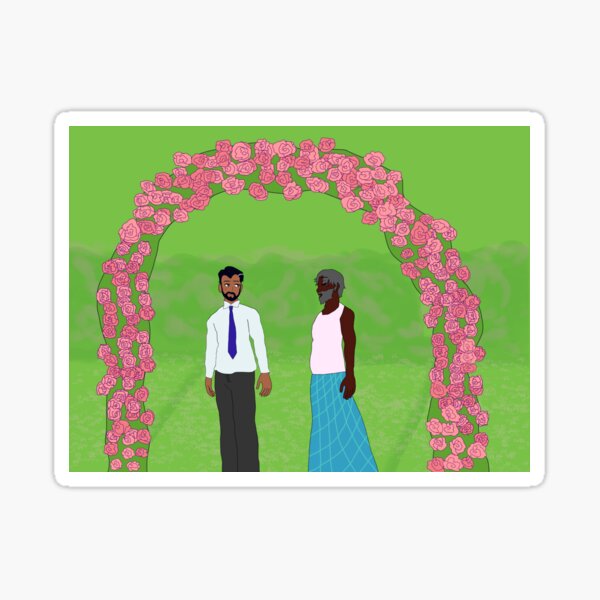 "Older Armando and Ranvir under a rose arch. Men from Blue Horizon (OCs ...