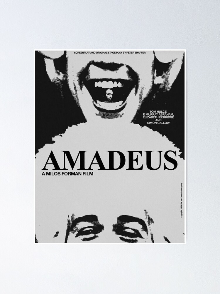"Amadeus Movie" Poster for Sale by kennethbrows | Redbubble