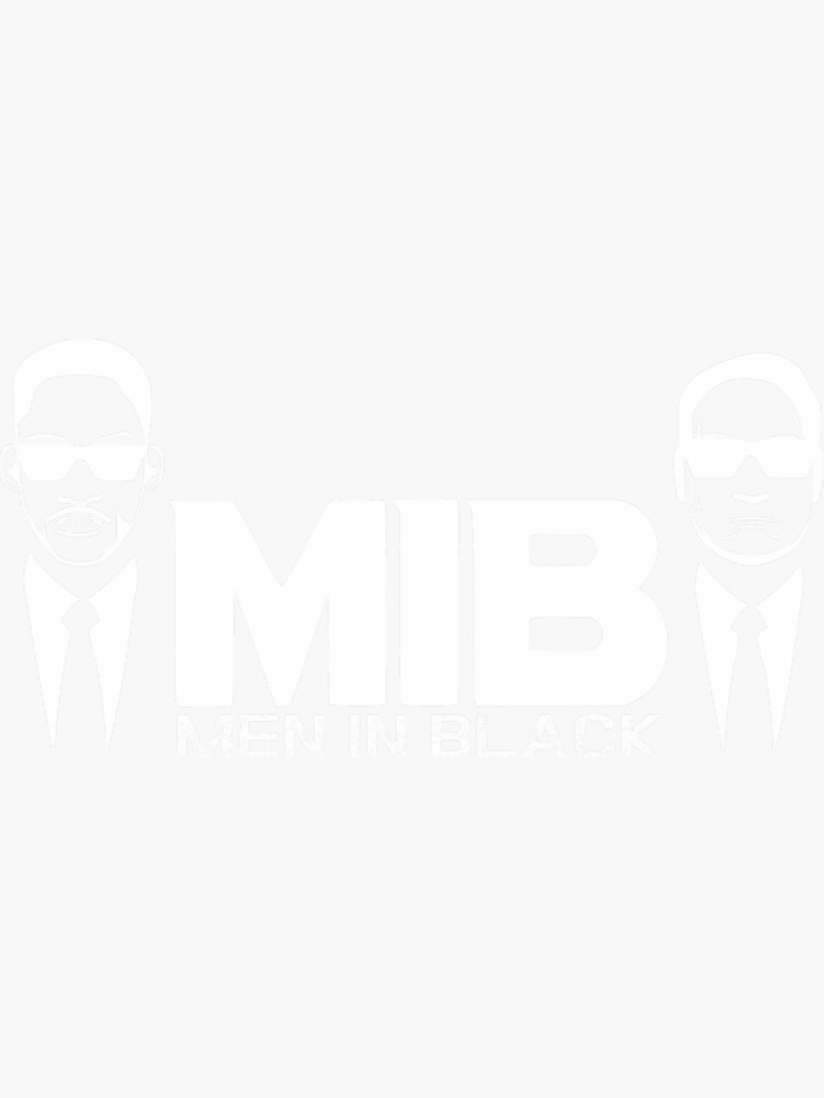 "Men In Black" Sticker for Sale by QamashidzeB | Redbubble