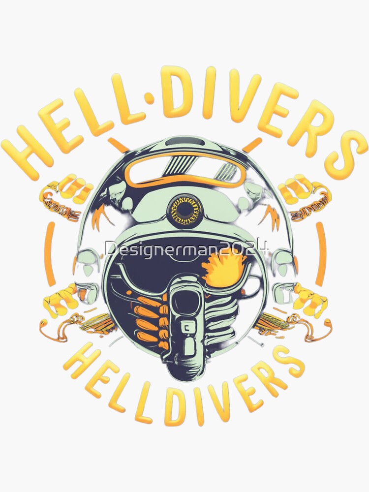 "HELLDIVERS Inspired " Sticker for Sale by Designerman2024 | Redbubble