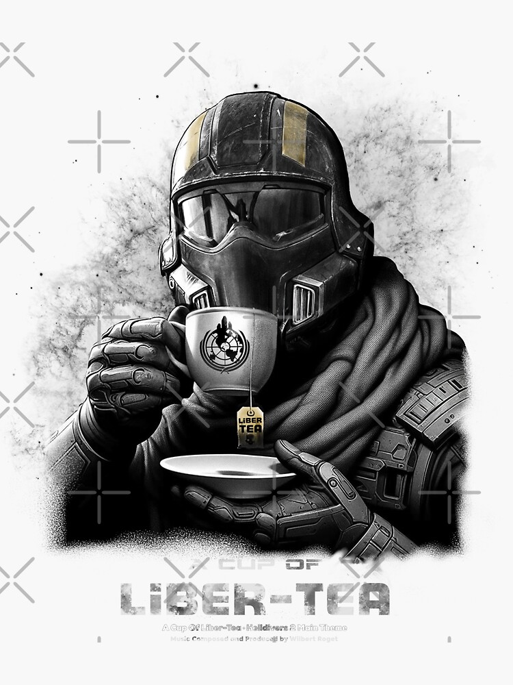 "Helldivers 2 - Liber-Tea Poster FanArt" Sticker for Sale by Ronnius ...
