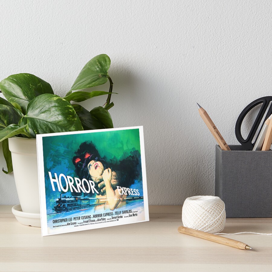 "Horror Express Movie Poster 1972 Vintage Horror" Poster for Sale by ...