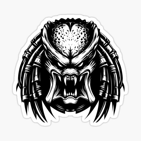 "PREDATOR MOVIE" Sticker for Sale by kitzunemarket | Redbubble