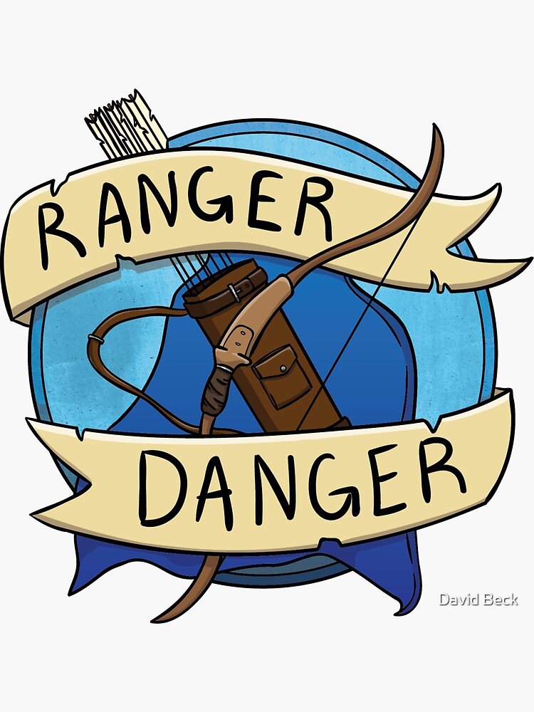 "Dungeons and Dragons Ranger Badge" Sticker for Sale by DavidTheGoliath ...