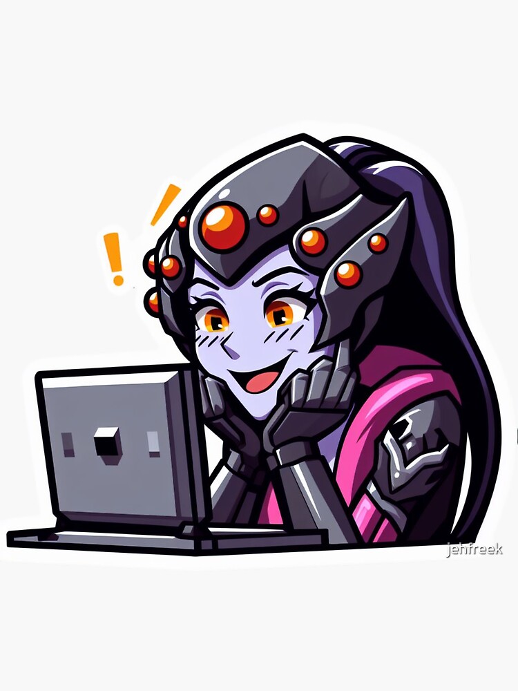 "Widowmaker Sees Your Internet History" Sticker for Sale by jehfreek ...