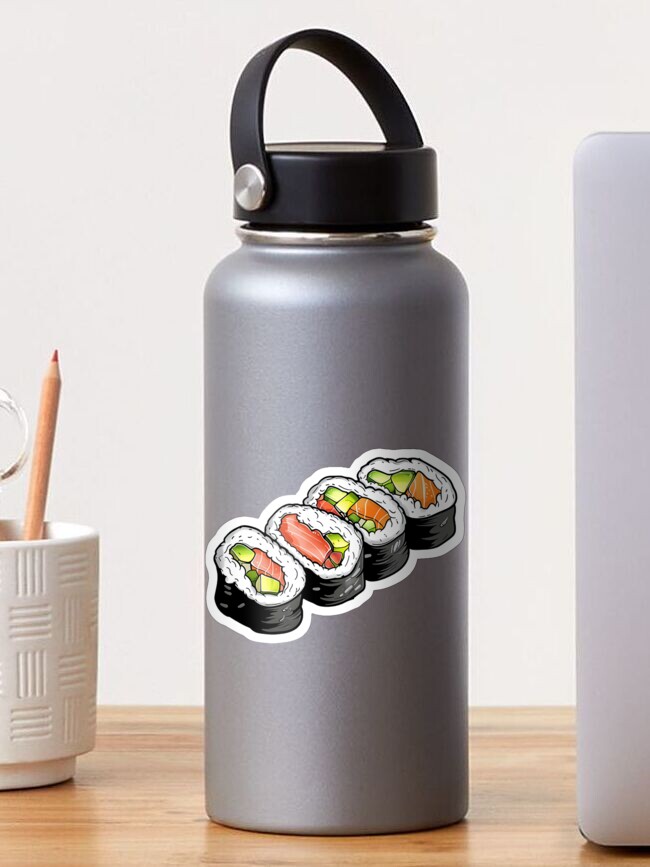 "Sushi Roll" Sticker for Sale by TheKMBensons | Redbubble