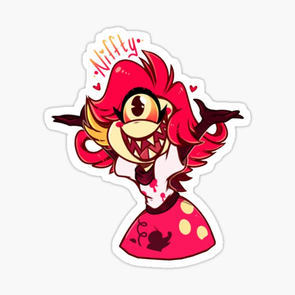 "Hazbin Hotel - Niffty" Sticker for Sale by Peony-st | Redbubble