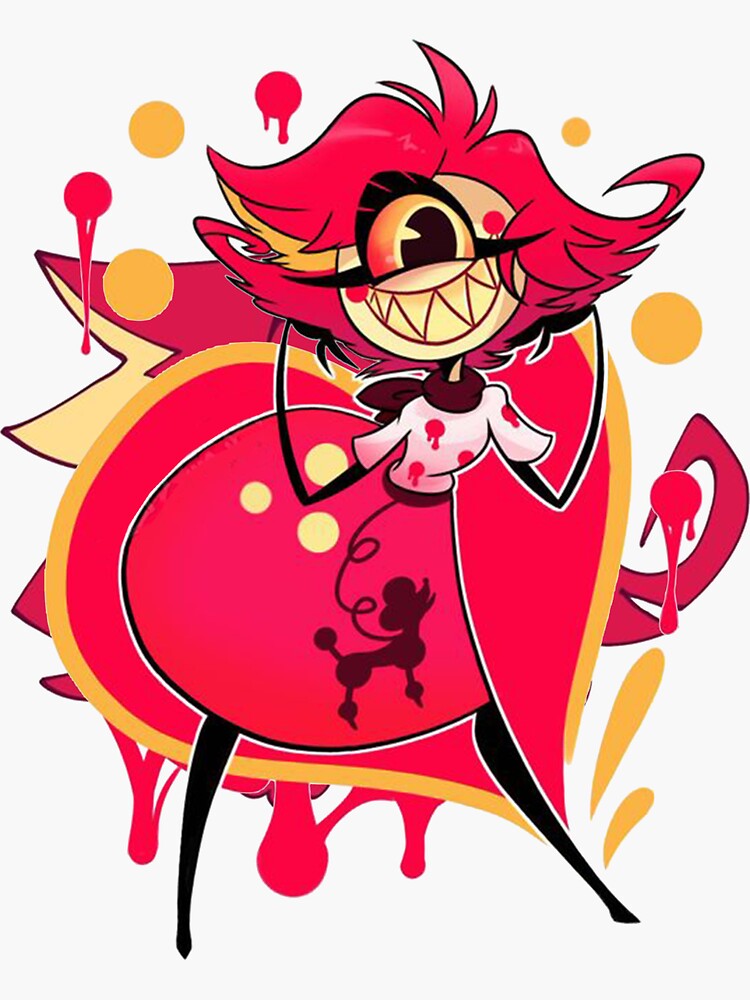 "Hazbin Hotel - Niffty" Sticker for Sale by Peony-st | Redbubble