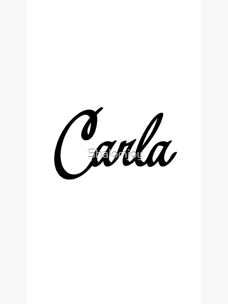 "Carla" Poster for Sale by Shalomjoy | Redbubble